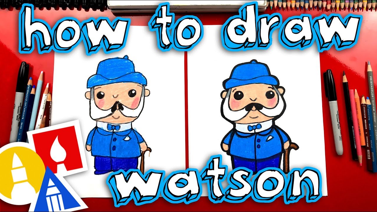 How To Draw Watson From Sherlock Gnomes - GIVEAWAY! - YouTube