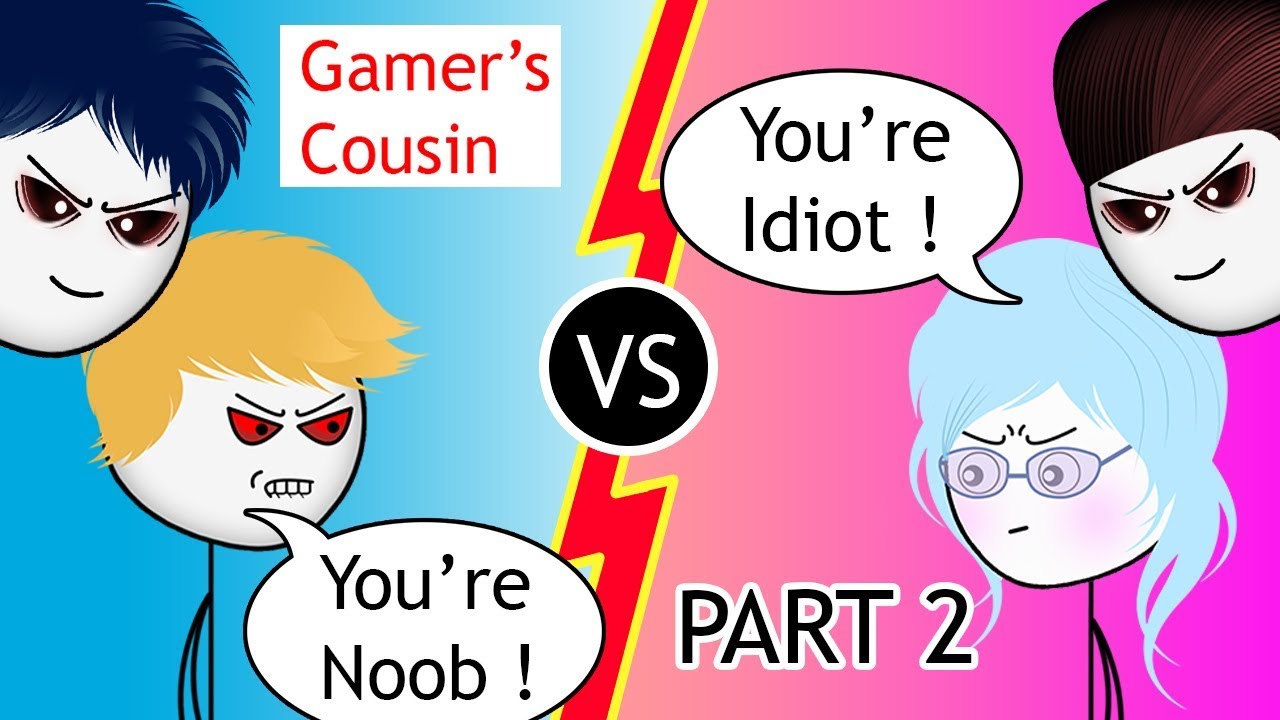 When a Gamer's Cute Little Cousin wants to play games PART 2 - YouTube