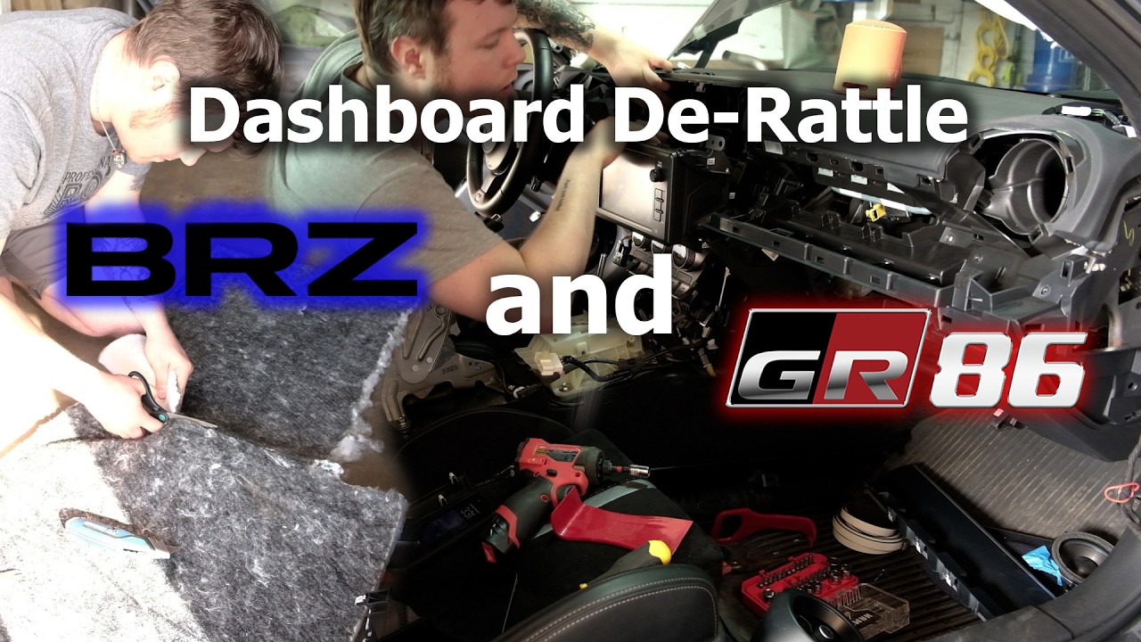 Eliminate Dash Rattles: GR86/BRZ De-Rattle Session 4 - YouTube