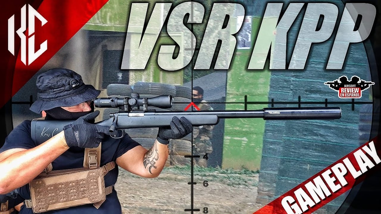 GAMEPLAY SCOPECAM - Con el Nuevo Sniper VSR Kris Custom KPP | Airsoft Review en Español - YouTube