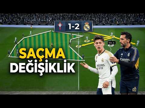 Valverde İpten Aldı ve Değişiklik Saçmaydı | Real Madrid - Celta Vigo Taktik