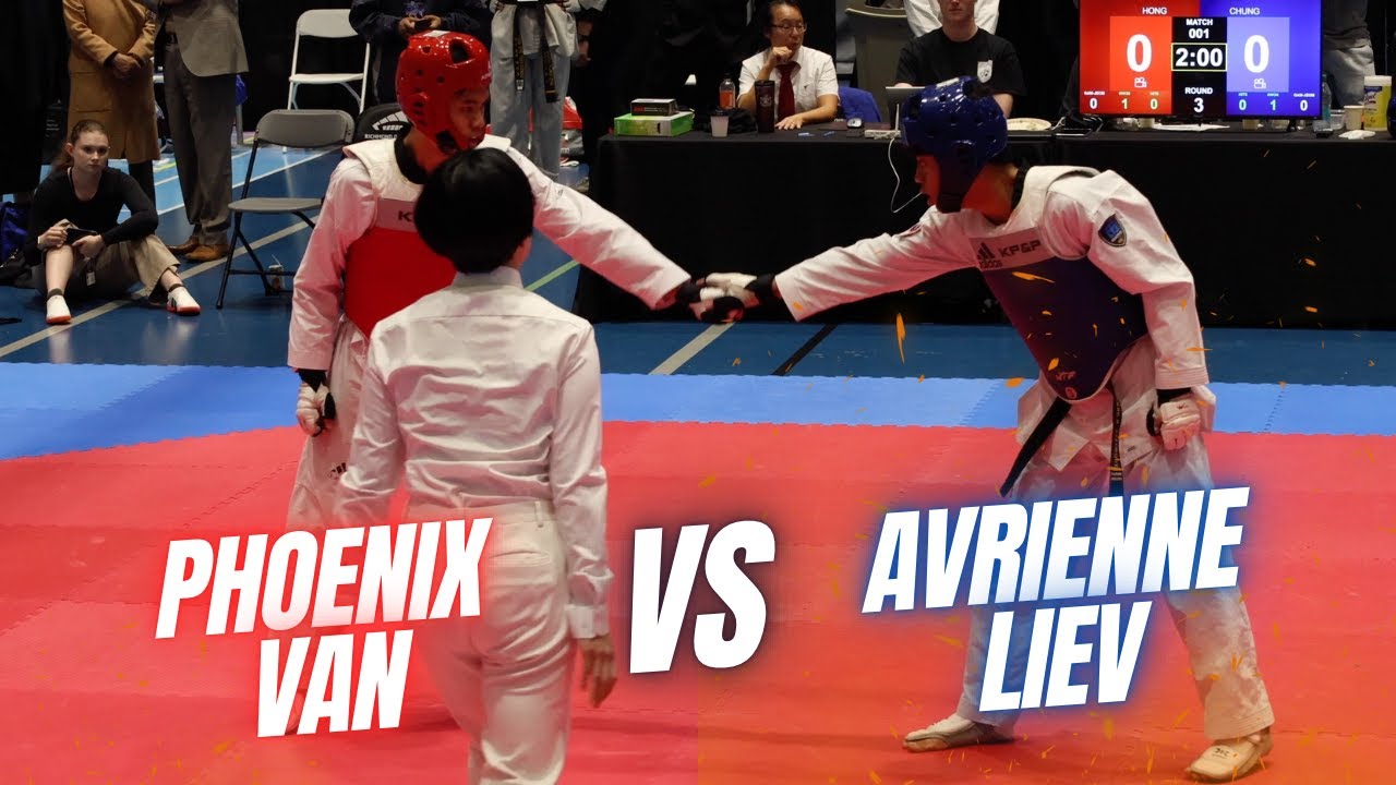 Taekwondo 2024 Korean Consul General Cup - Phoenix Van vs Avrienne Liev - YouTube