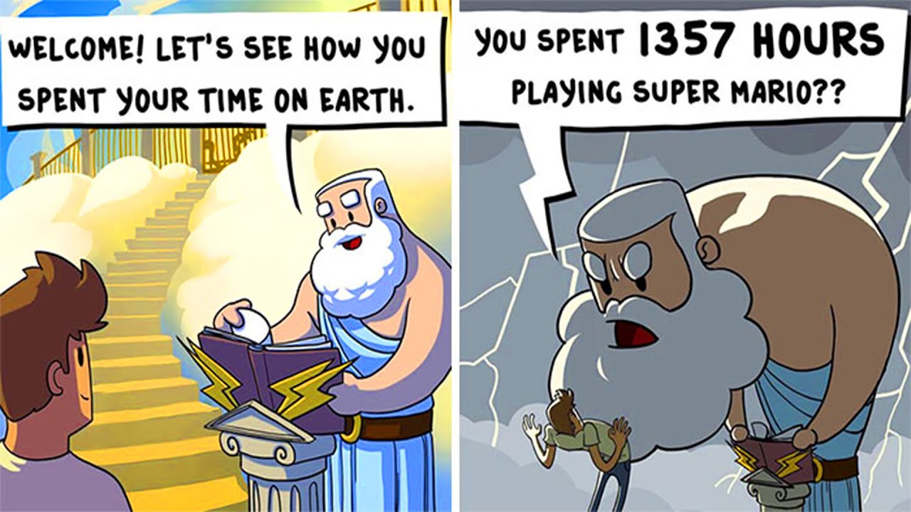 “Goofy” Comics About How Gods Deal With Everyday Problems | Webcomcis ...