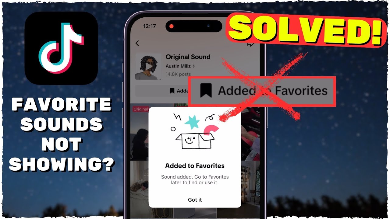 TikTok Favorite Sounds Not Showing | Fix Favorite Sound Not Showing On TikTok (2024) - YouTube