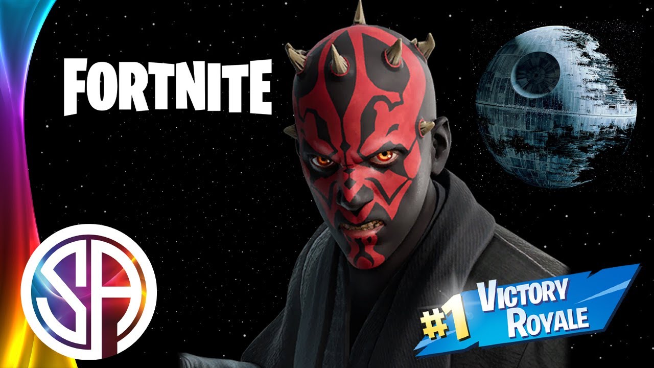 On débloque le Skin de Dark Maul sur Fortnite 😈😈😈 - YouTube