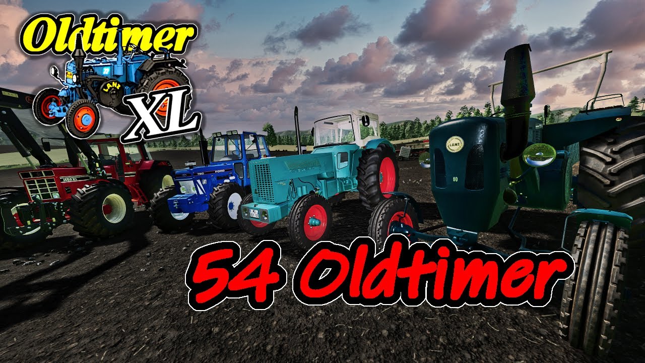 LS22 Oldtimer XL - Alle Fahrzeuge & Geräte - Vorstellung - YouTube