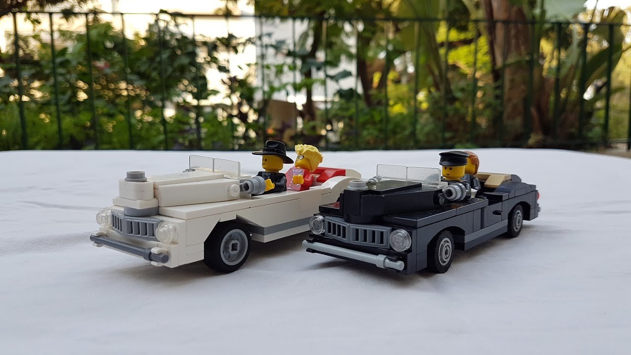 Lego old limousine 1950's MOC (palace cinema) - YouTube