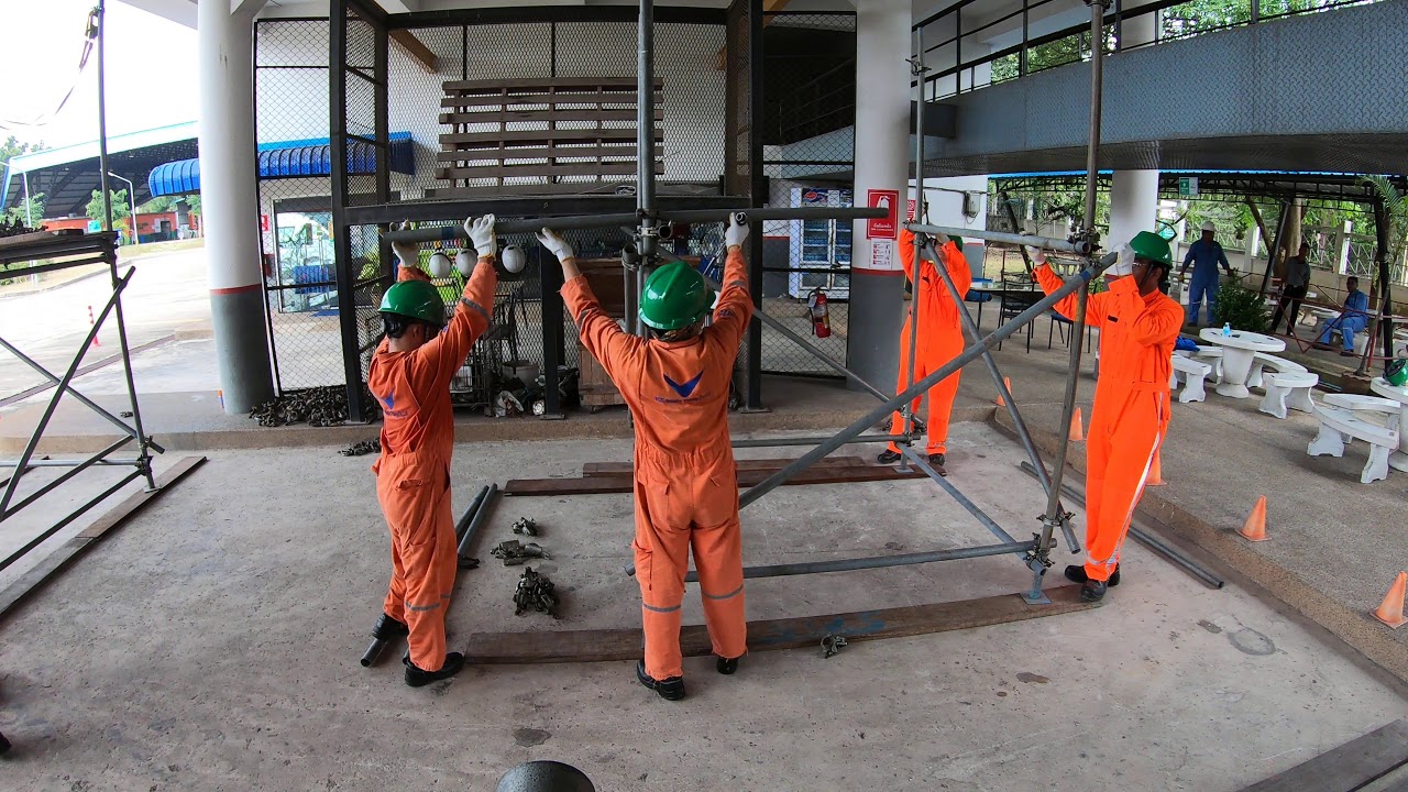 Basic Scaffolding VDO Time Lapse (Tower Scaffolding) Part 1 | scaffolding training - YouTube