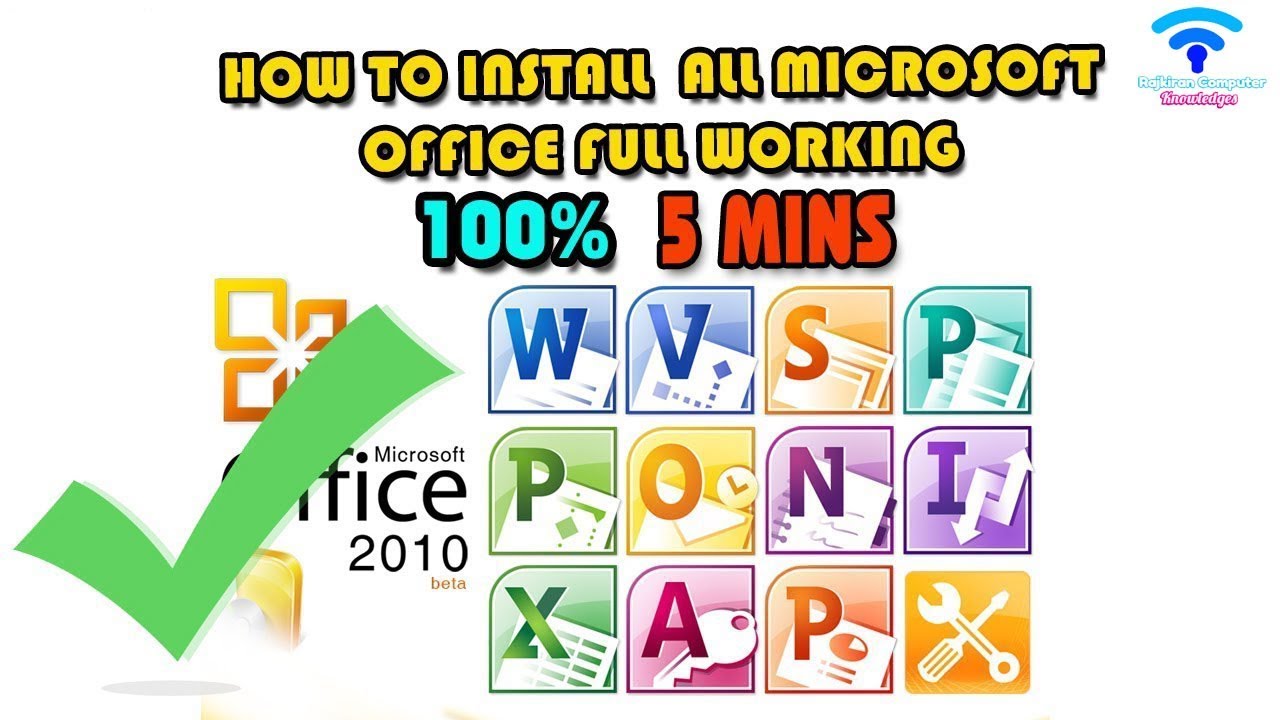 How To Intall Microsoft Office 2020 - YouTube