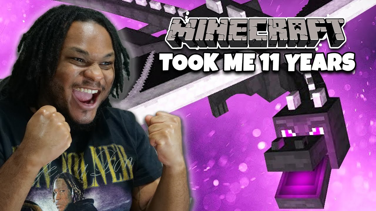 My first time beating Minecraft! - YouTube