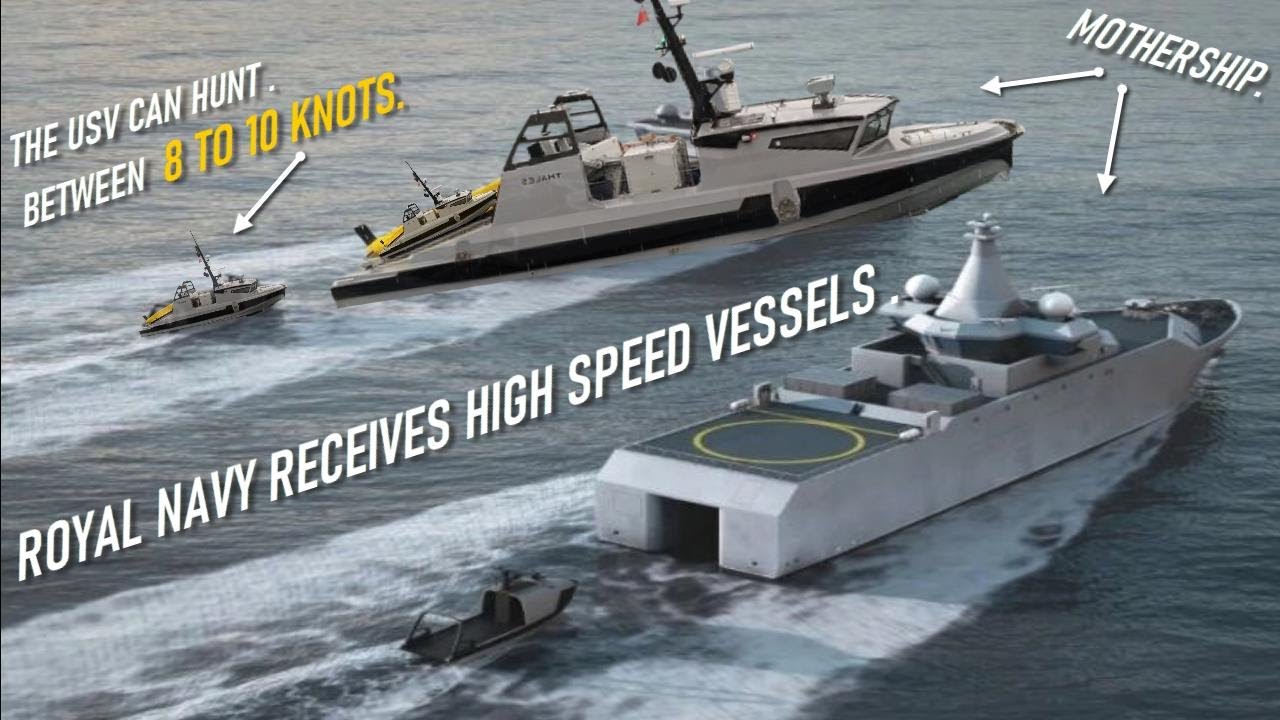 Royal Navy receives first High Speed autonomous Vessels, The USV can ...