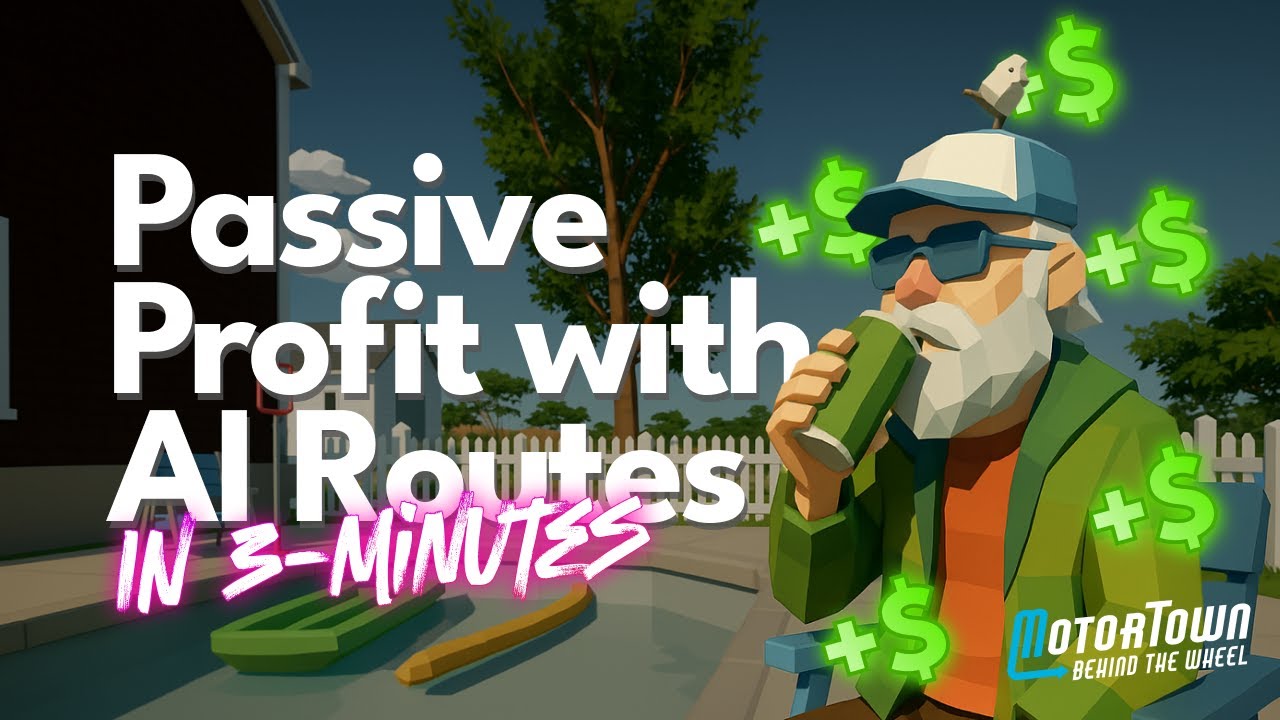 Top Company Routes for Easy Money (30K/Hour) – Motor Town - YouTube