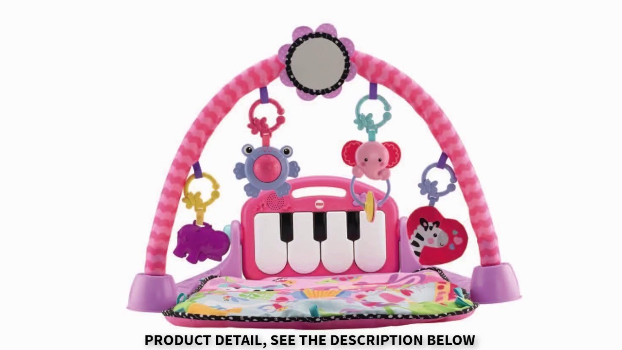 Fisher Price Kick and Play Piano Gym Pink By Fisher Price - YouTube