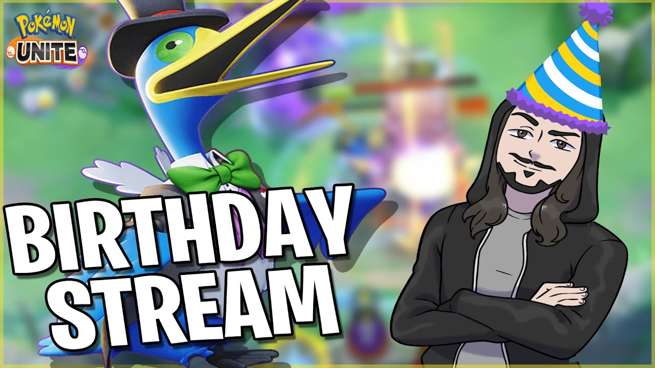 BIRTHDAY STREAM! !join !gfuel !emblem | Pokemon Unite Stream - YouTube