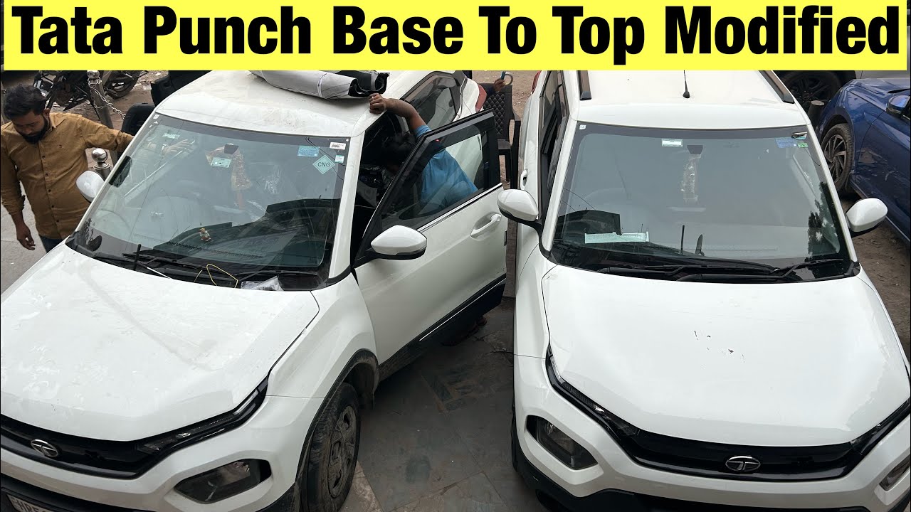 ₹40,000/- में Tata Punch Base Model Modification with Price - YouTube
