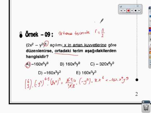 BİNOM AÇILIMI KONU ANLATIMI