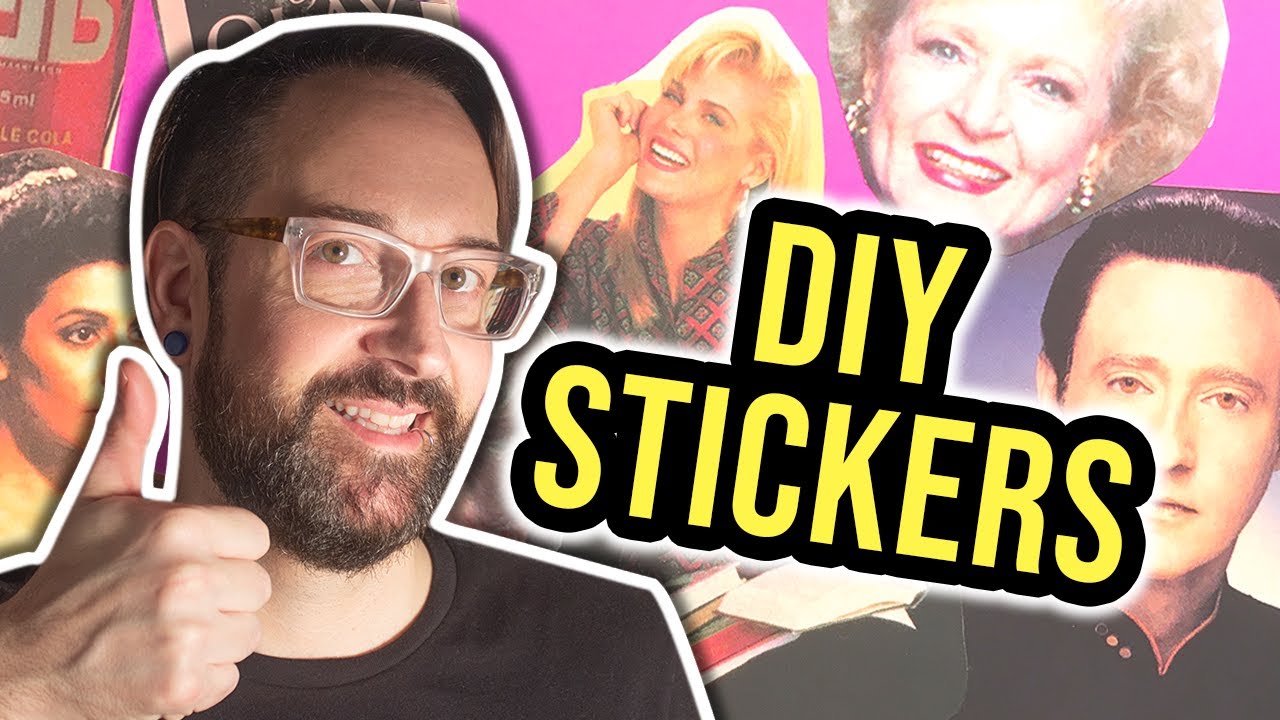 4 Different Ways To Make Stickers! / DIY Scratch N Sniff! - YouTube