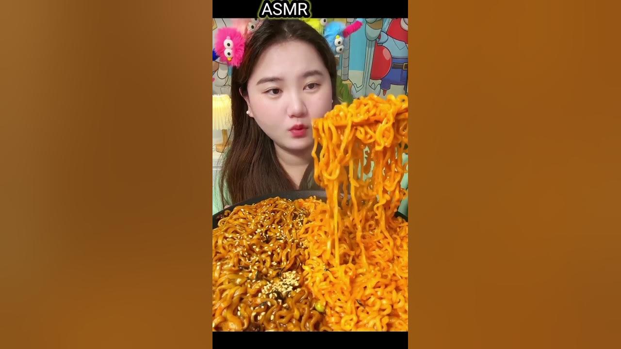 Asmr Spicy Noodles Mukbang Shorts Youtube