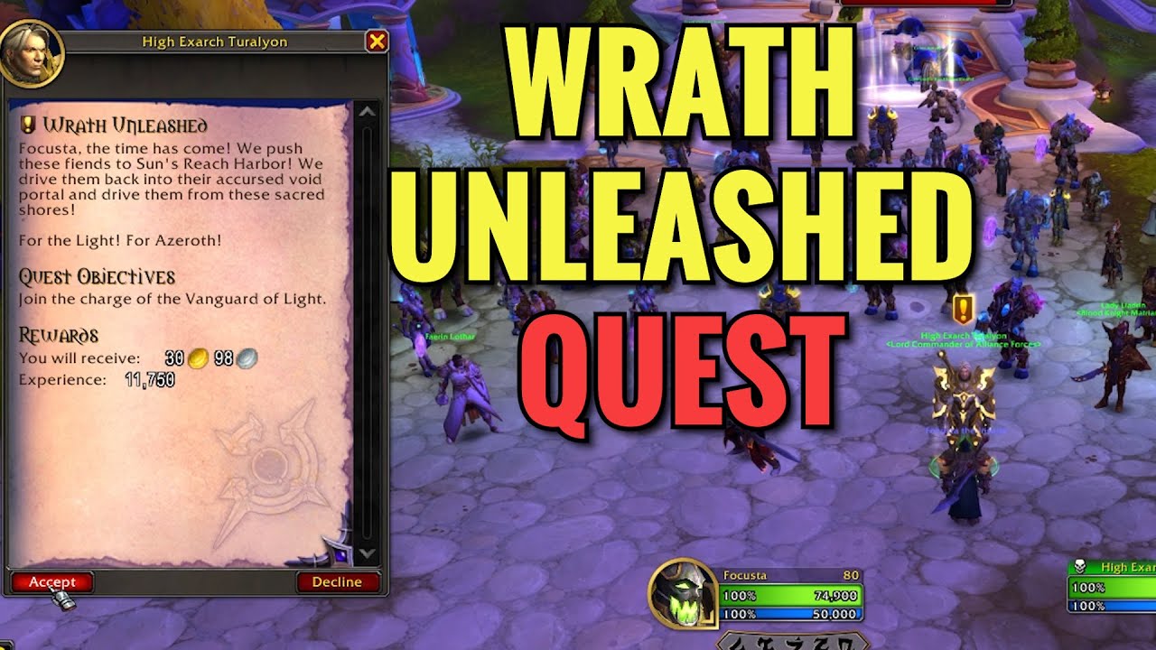 Wrath Unleashed Quest (WoW Midnight) - YouTube