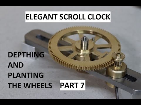 Making An Elegant Scroll Clock - Part 7 - YouTube