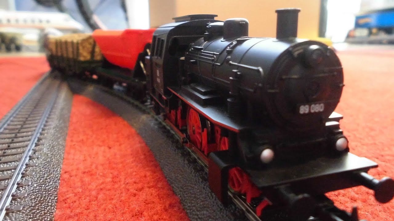 Dampflok mit Tender BR 89 080 - YouTube
