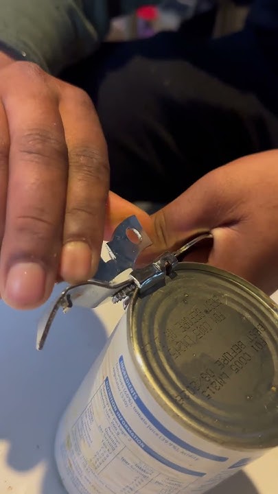 How to open can with can opener #can #ytshorts #viral #reel - YouTube