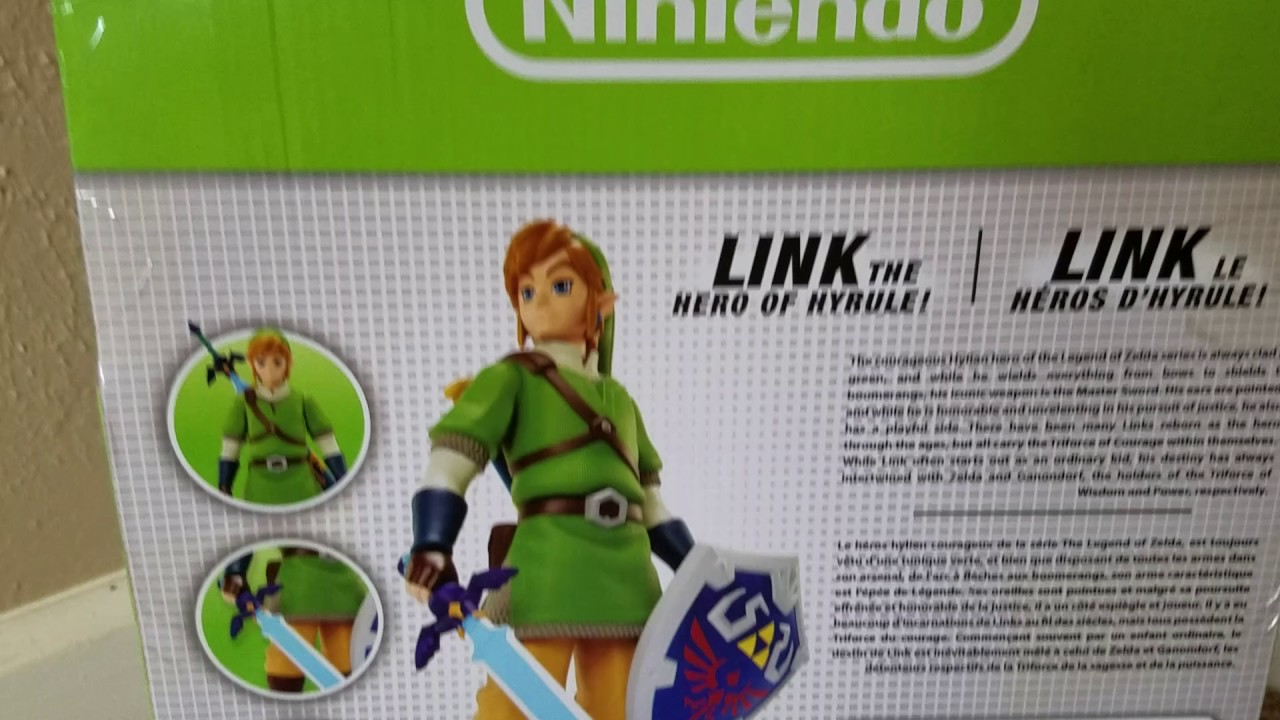 World of Nintendo 20INCH Link action figure toy review - YouTube