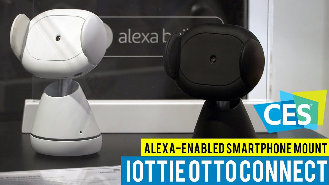 iOttie OTTO Connect Alexa-Enabled Smartphone Mount at CES 2020! - YouTube