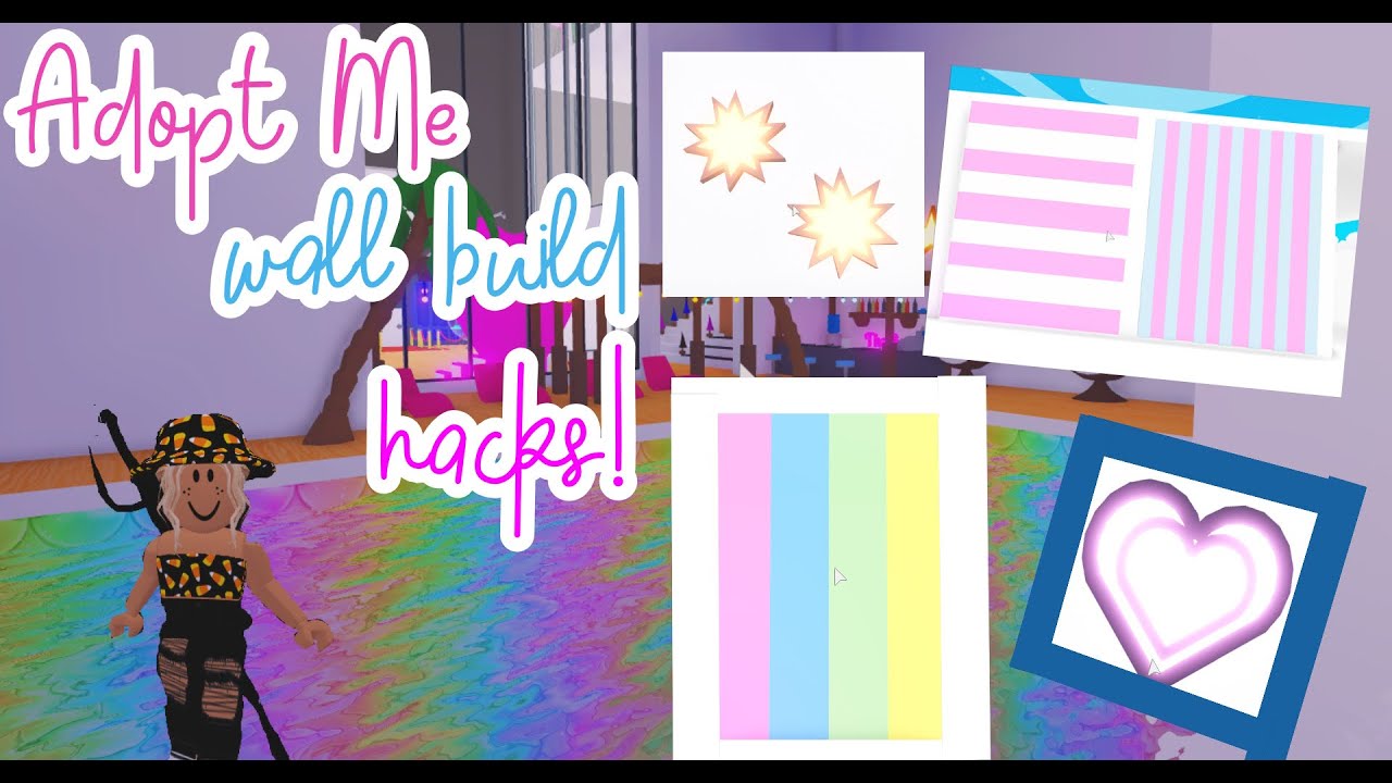 Adopt Me wall build hacks!🎀🎇 Roblox / English - YouTube