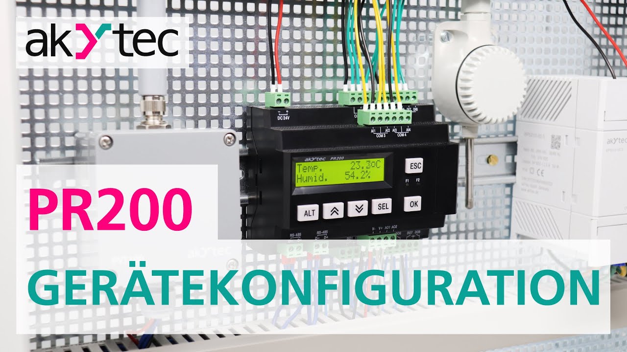 PR200 Mini-PLC. Device configuration - YouTube