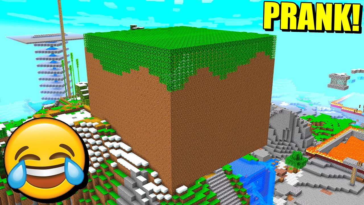 KÆMPE GRASS BLOCK PRANK!! - Prank Wars #13 - YouTube
