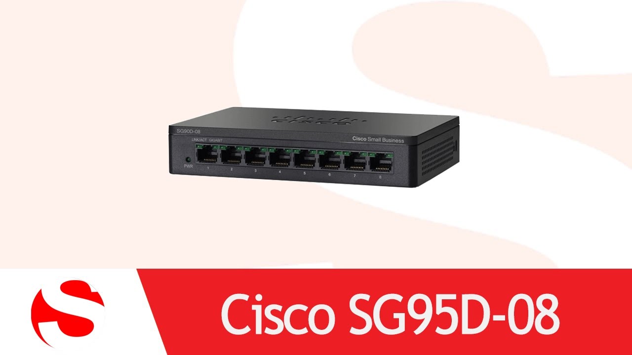SYS2U.COM - แกะกล่อง Cisco SG95D-08 - 8 Ports Gigabit Switch - YouTube