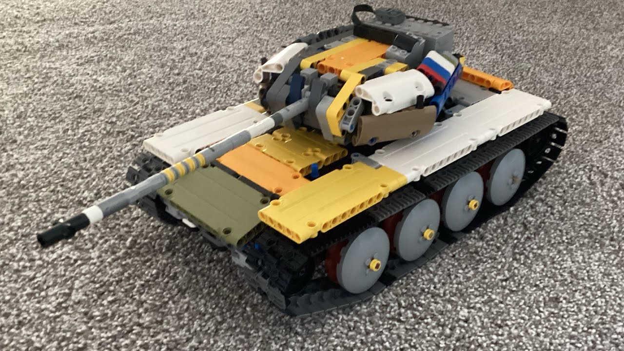 T 80 RC Lego tank Т 80 Лего танк - YouTube