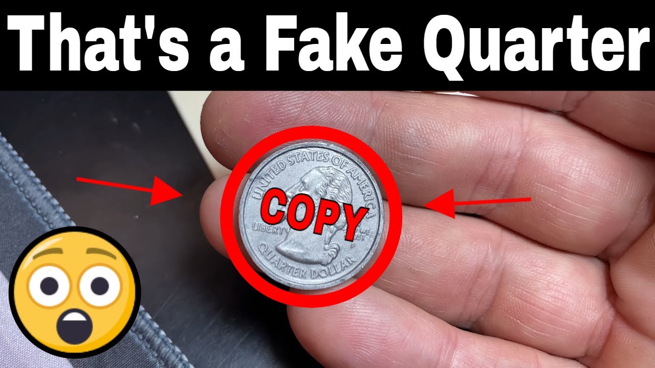 Fake Quarter Found Coin Roll Hunting - Quarter Hunt and Fill 47 - YouTube