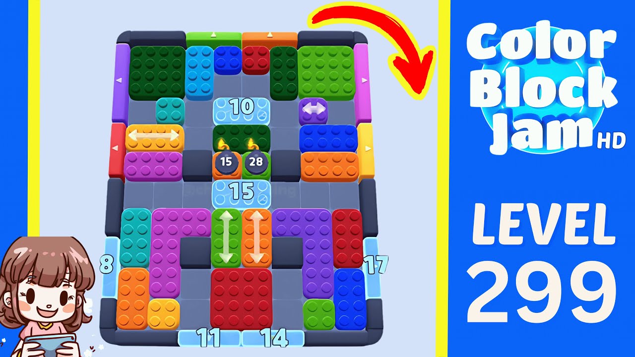 Color Block Jam Level 299 Solution Walkthrough - YouTube
