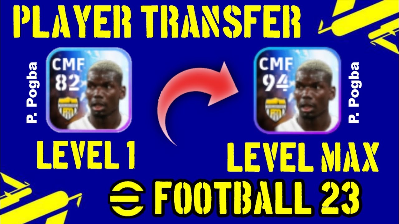 How To Train Players In Efootball 2023 Mobile Level Up P Pogba Max In