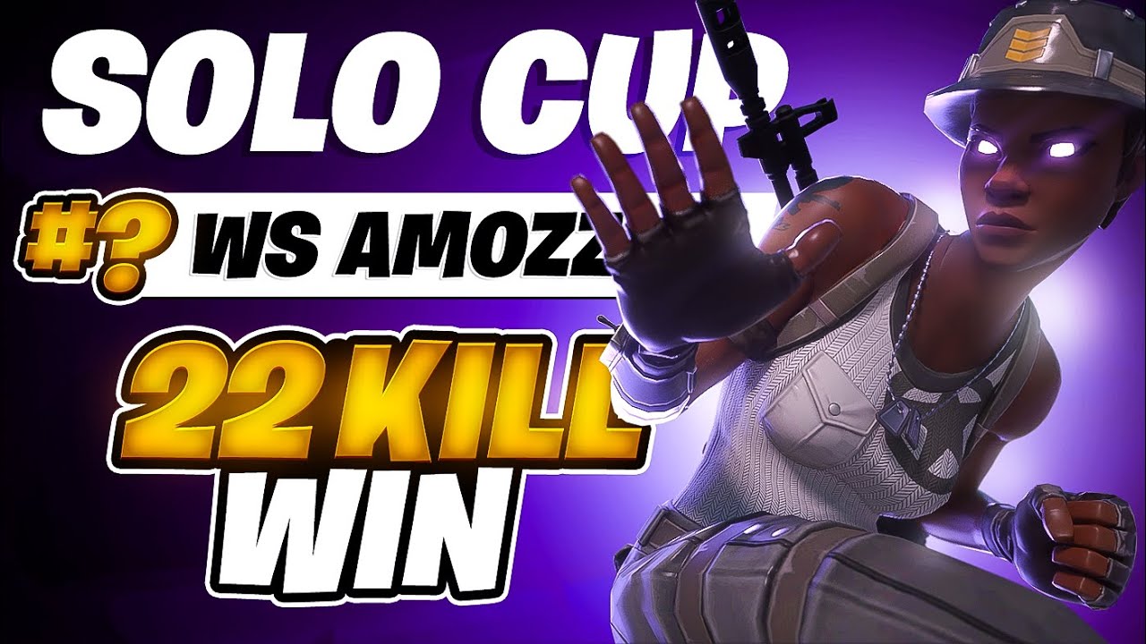 How I got 22 Kill win in the Solo Cup | AmoZz - YouTube