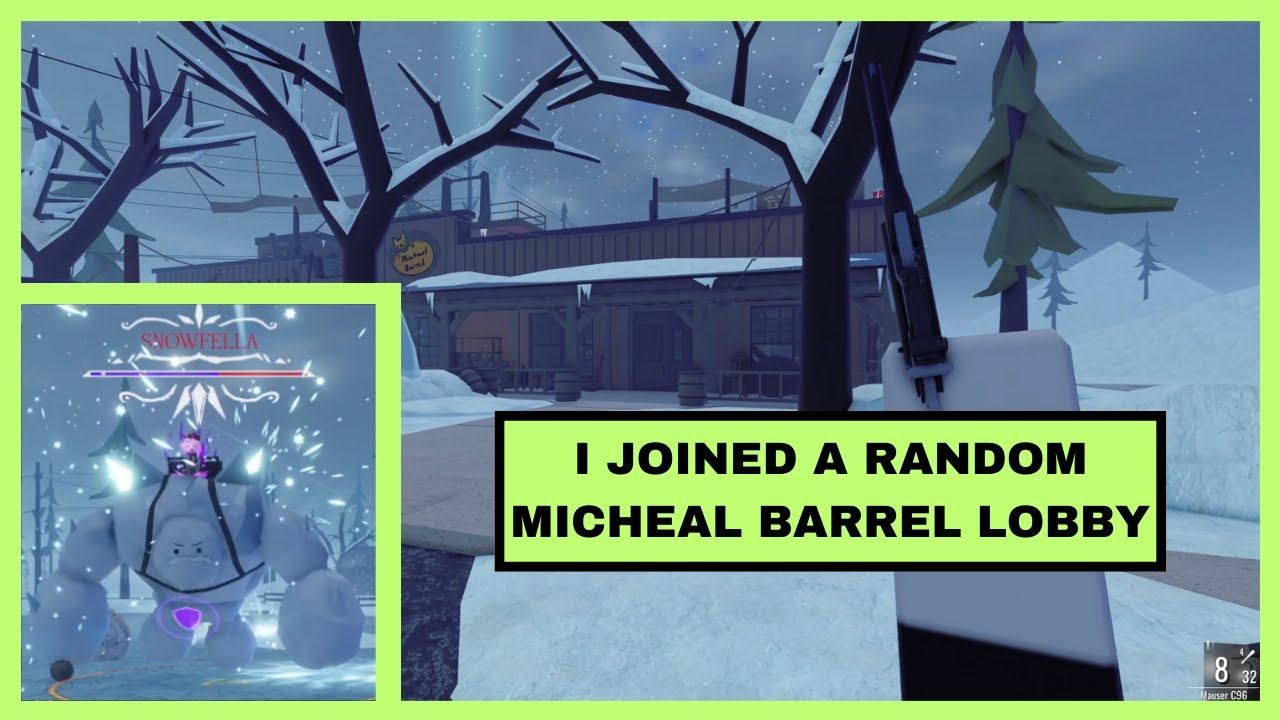 Joined A Random Michael Barrel Lobby! - YouTube