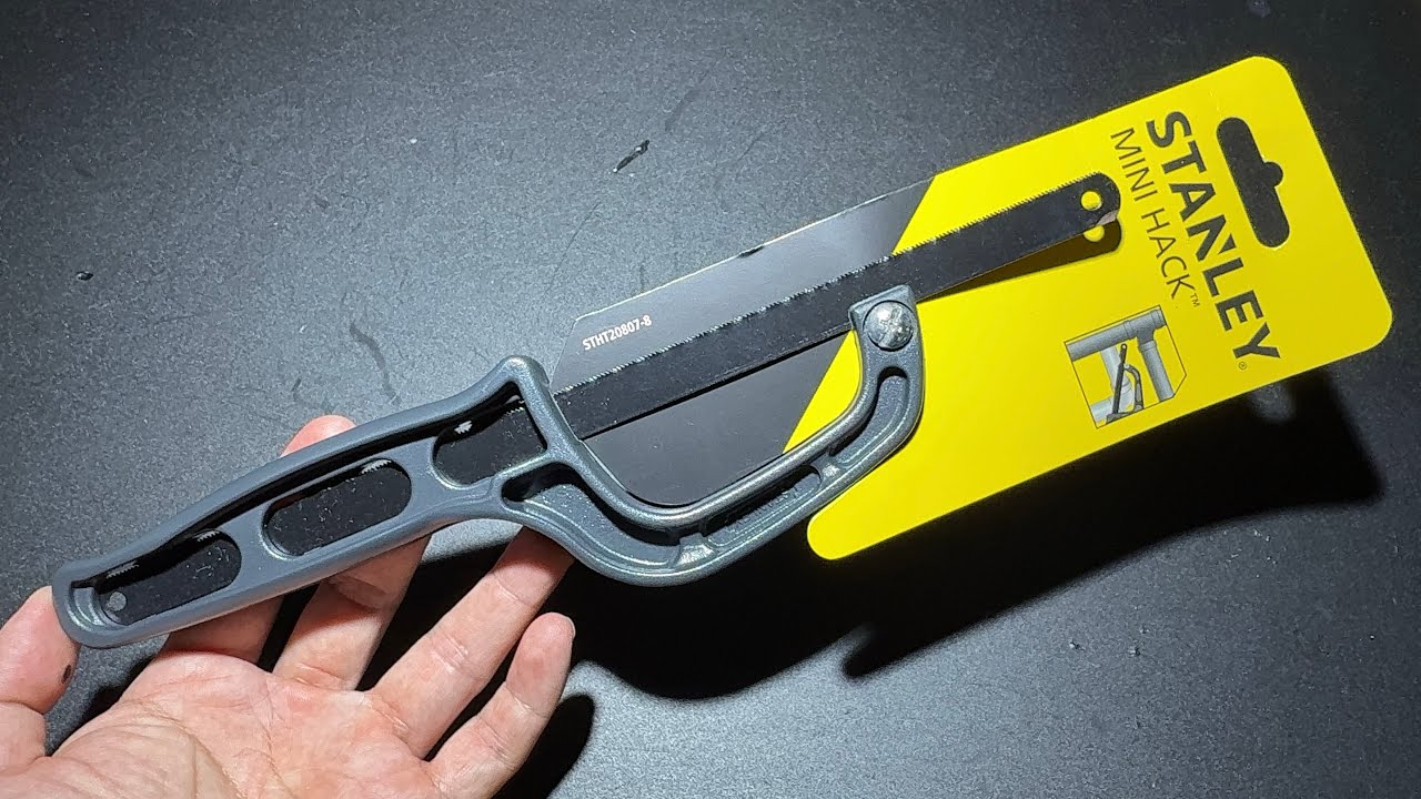 STANLEY MINI HACK ยืม เลื่อยแฮกซอ สำหรับตัดท่อ - YouTube