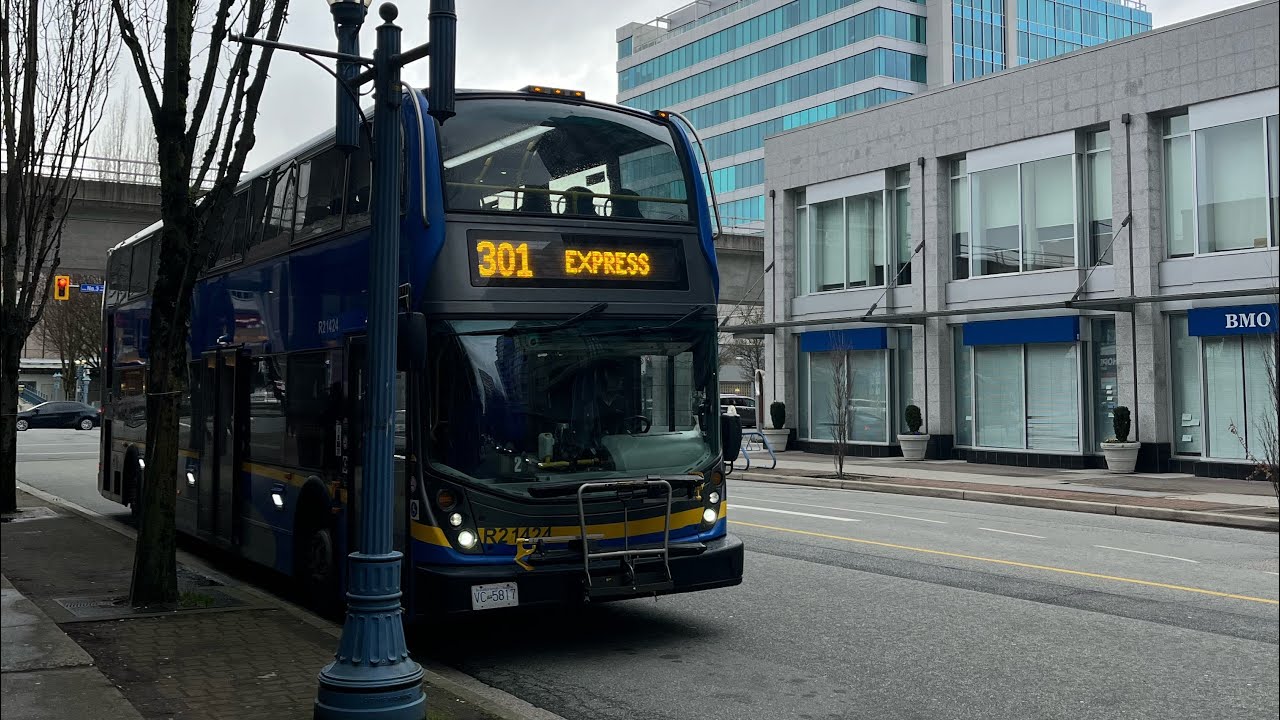Translink CMBC 2021 Alexander Dennis Enviro 500 R21424 on 301 Brighouse ...