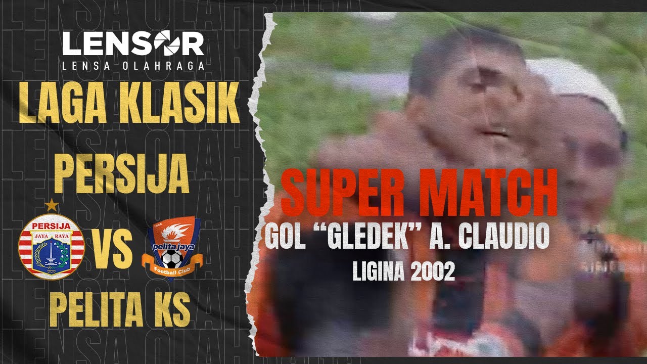 Gol Tendangan "Gledek" A. Claudio! Persija Jakarta 3 - 1 Pelita KS ...