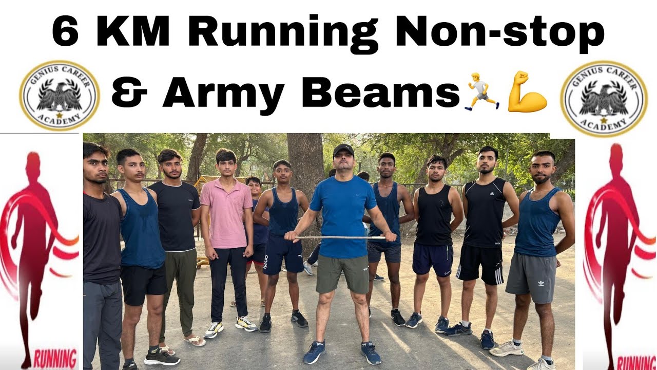 6 KM live Running Non -Stop long route - YouTube