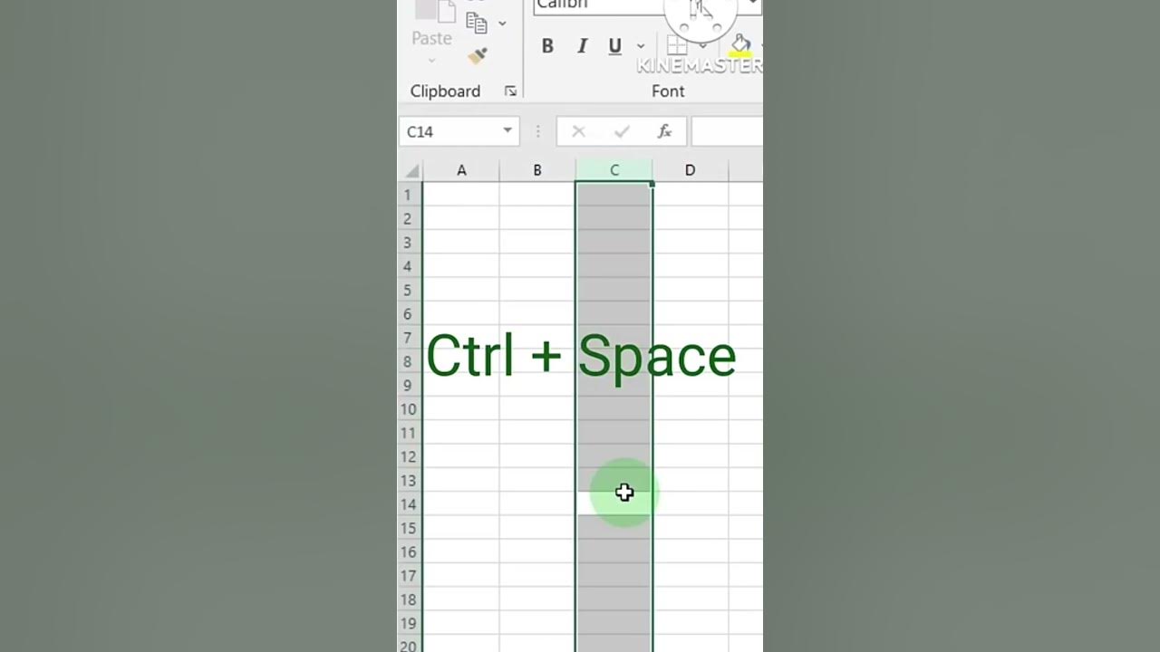 Shortcuts for selecting the Row and Column #excel #youtubeshorts #ytshorts #exceltips # ...