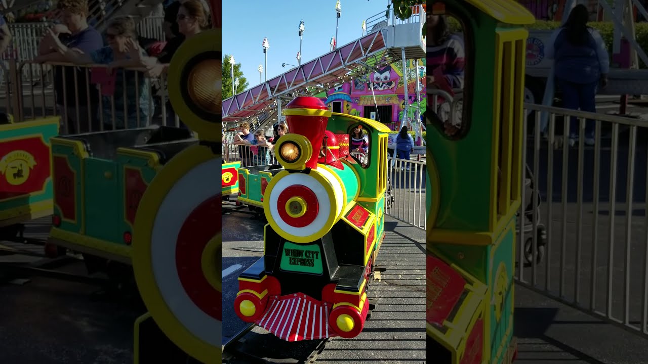 Funfair Train Ride - YouTube
