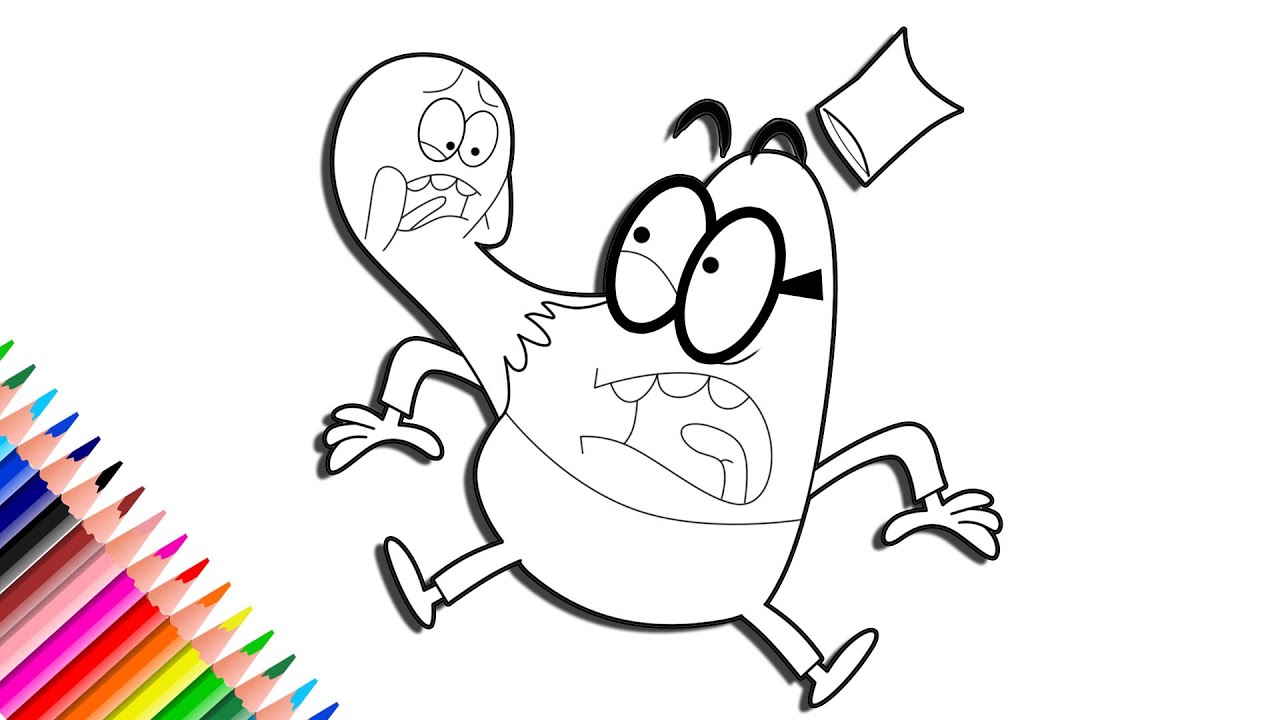 Lamput Stuck | Lamput Coloring Pages - YouTube