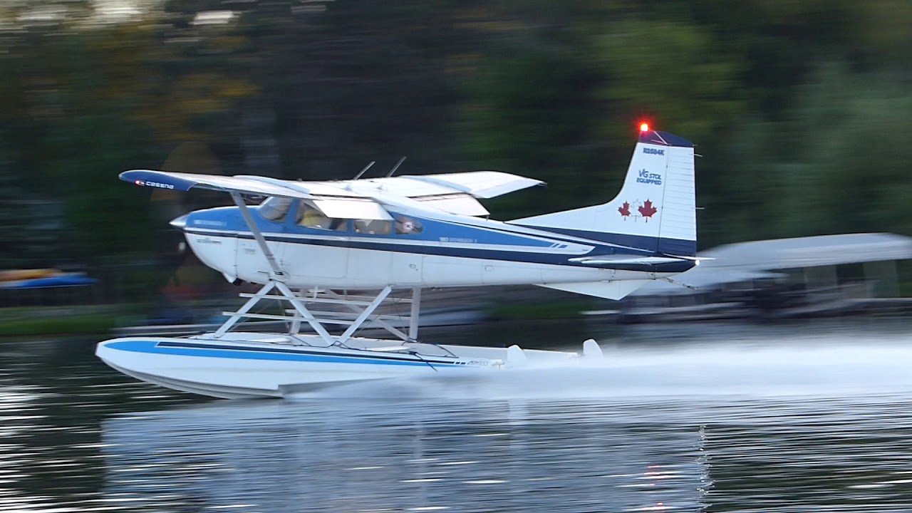 Float Plane Landing on Pokegama Lake-Rusty Eichorn-2019 - YouTube