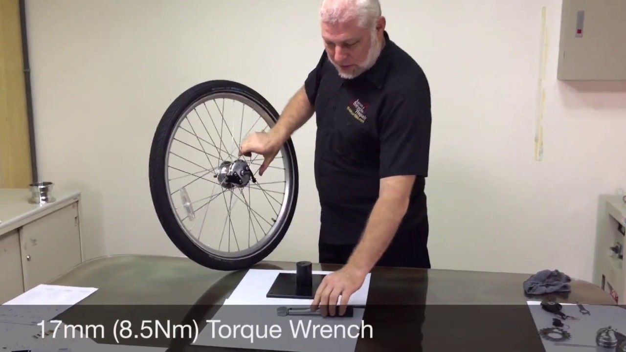 Sturmey-Archer C30 - Removal of Brake Plate from Wheel - YouTube