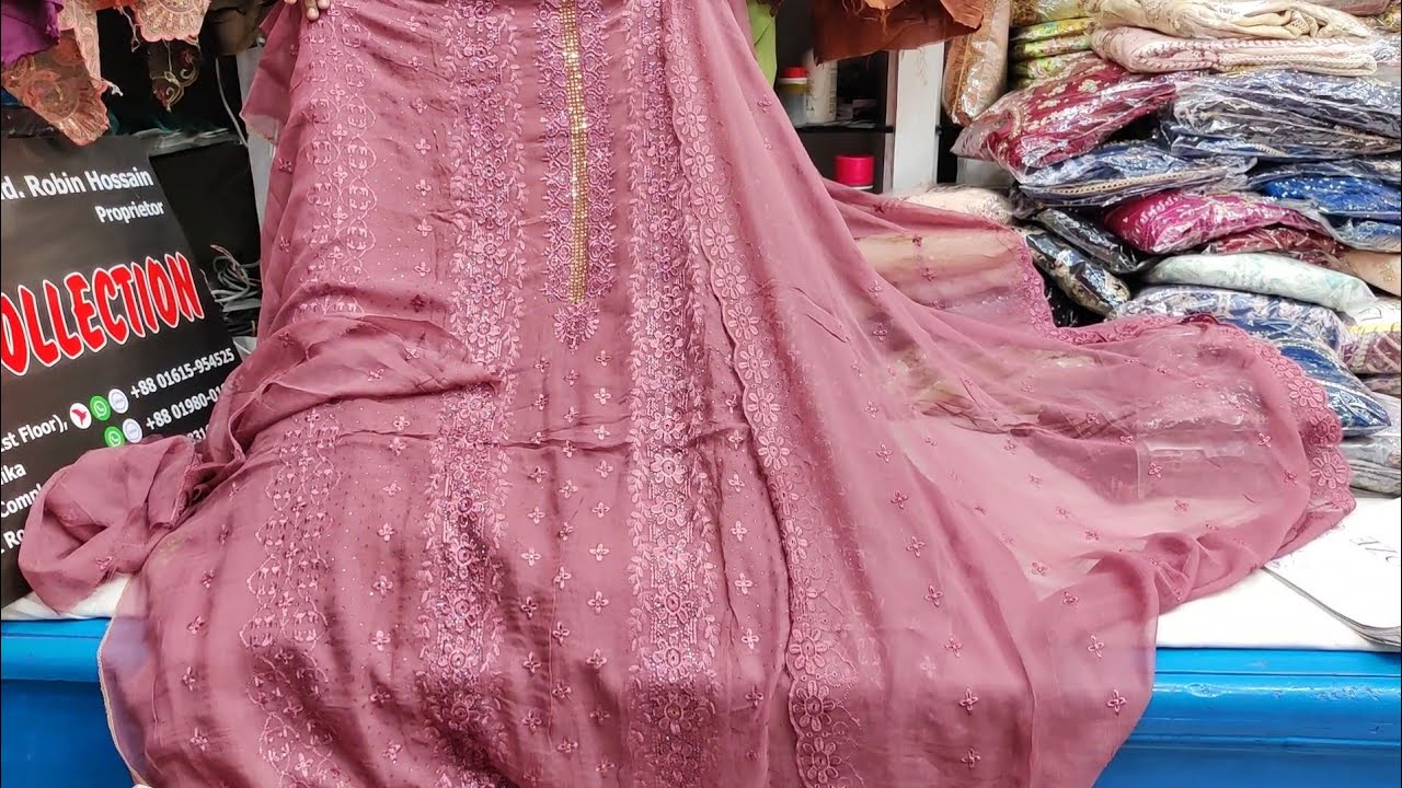 Latest Pakistani Barish Three Piece Collection | Pure chiffon Barish ...