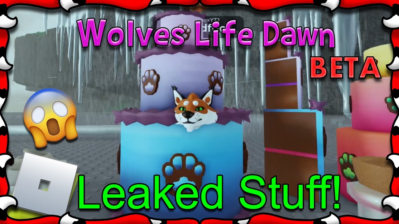 ROBLOX | Wolves Life Dawn BETA - Leaked Stuff! #58 | 1080HD - YouTube