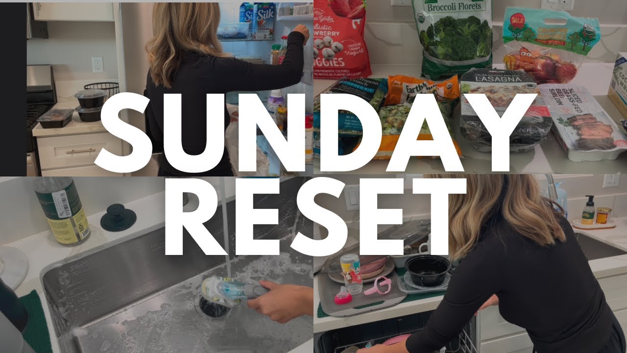 FRIDGE DEEP CLEAN | COSTCO HAUL | SUNDAY RESET | CLEANING MOTIVATION ...